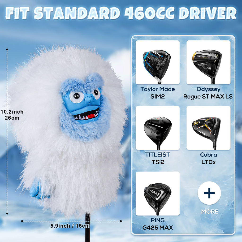 Abominable Snow Monster Plush Driver Head Cover – Craftsman Golf
