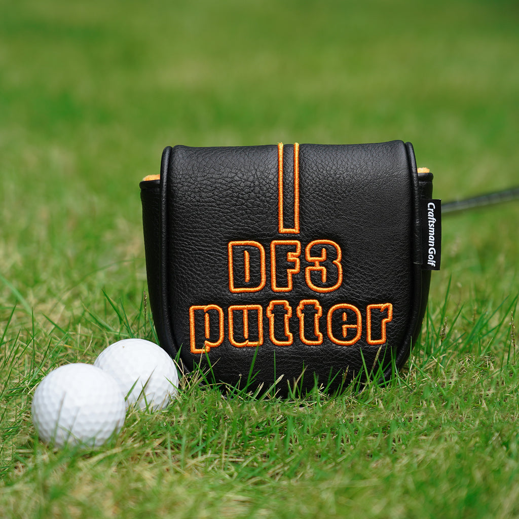 Black PU embroidery DF3 Putter Golf Head Cover – Craftsman Golf