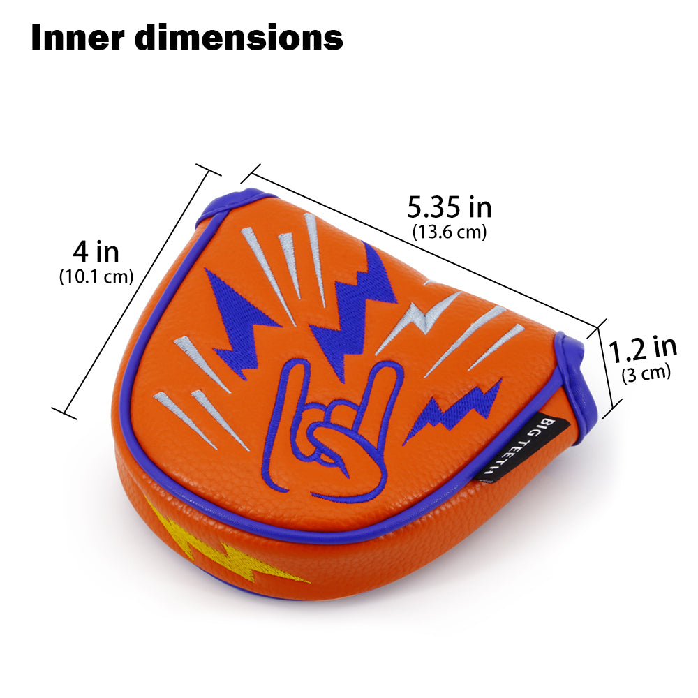 Orange Hiphop Magnetic Mallet Putter Cover – Craftsman Golf