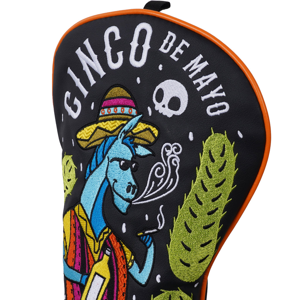 Mexican Pinata Donkey Embroidery Head Cover – Craftsman Golf