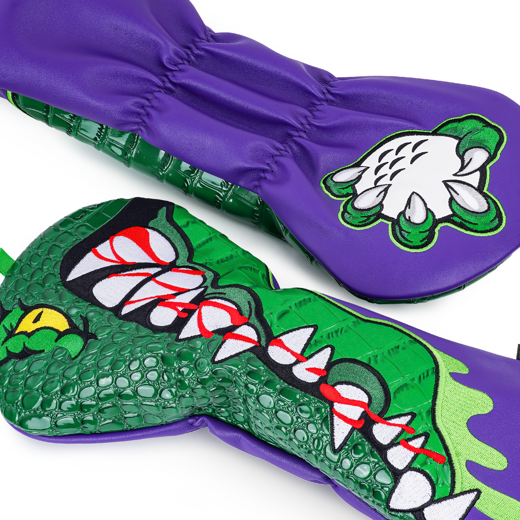 Alligator Purple Leather Driver Headcover – Craftsman Golf