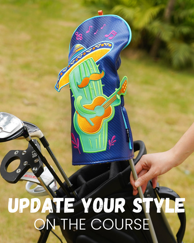 Cactus Guitar Patch Embroidered Driver Golf Head Cover – Craftsman Golf