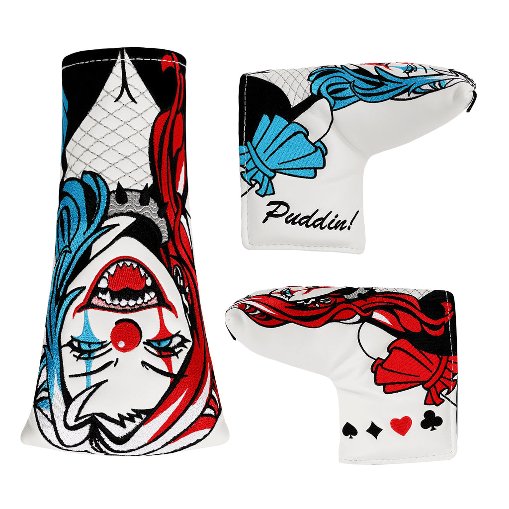 White Clown Girl Driver Putter Head Cover – Craftsman Golf