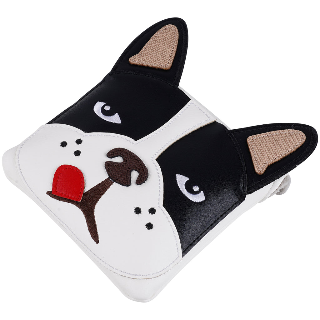 White French Bulldog Square Putter Head Cover – Craftsman Golf