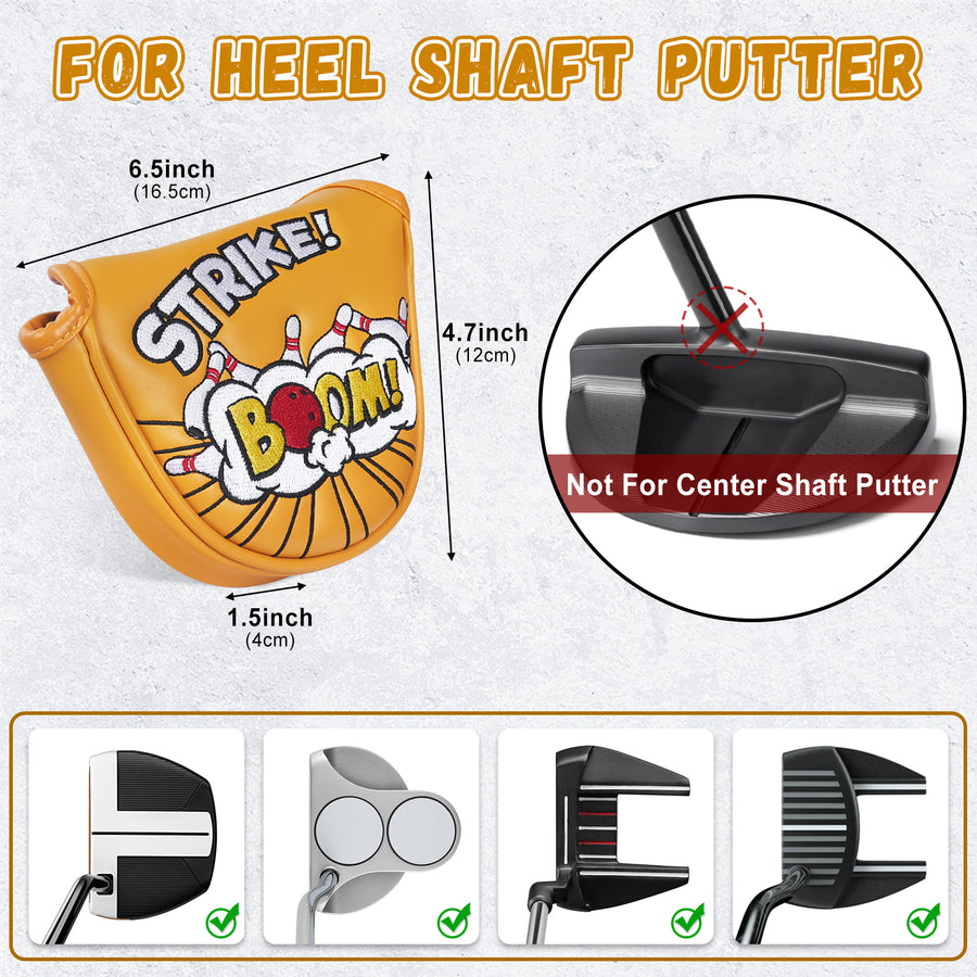 Mallet Putter Cover | Craftsman Golf Mallet Headcovers for Sale
