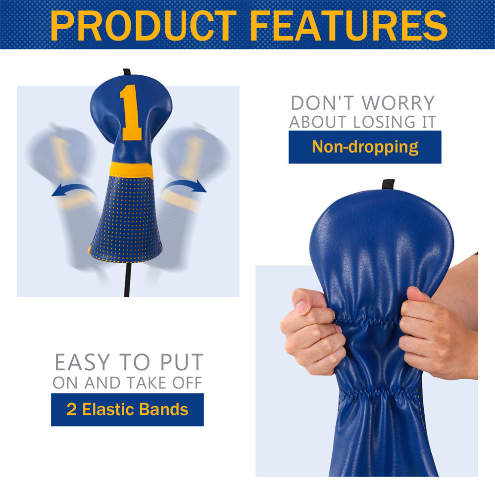 Navy Golf Club Driver Headcover – Craftsman Golf