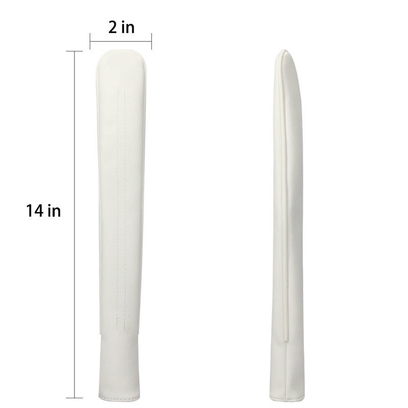 Black & White Leather Alignment Stick Cover – Craftsman Golf