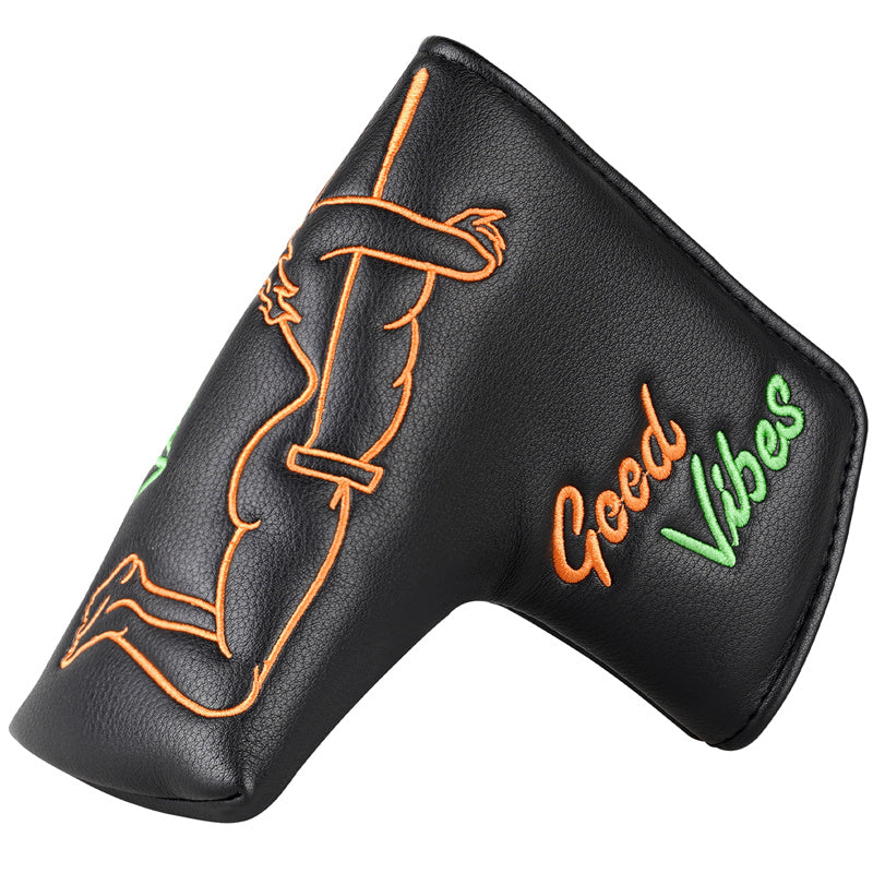 Good Vibes Golf Club Blade Putter Head Cover – Craftsman Golf
