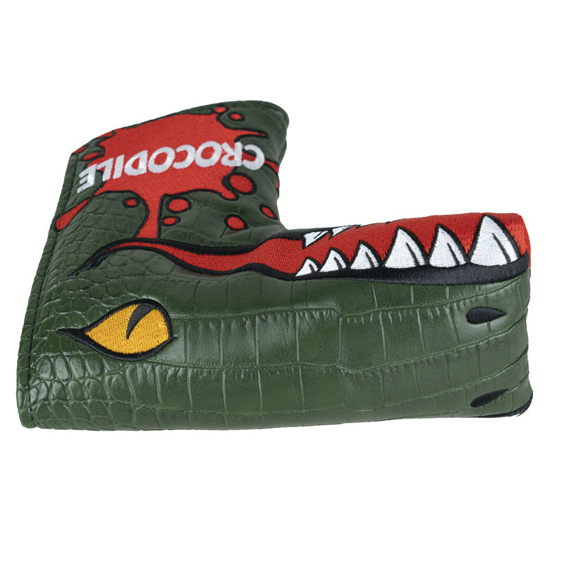 Crocodile Leather Golf Blade Putter Head Cover — Craftsman Golf