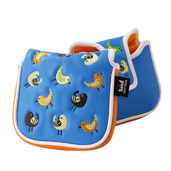 Birdies Leather Large Mallet Putter Cover Golf Headcover – Craftsman Golf